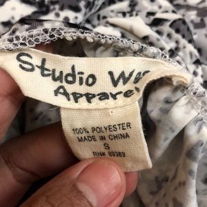 Studio West | Dresses | Studio West Apparel Womens Black Dress Size S ...